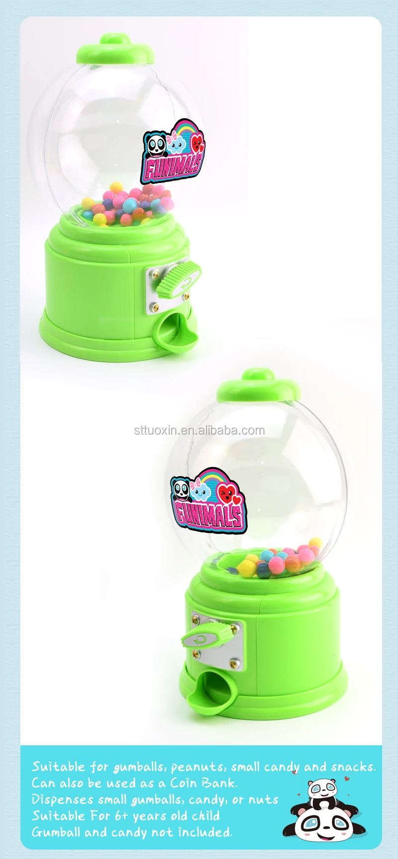 Christmas Cartoon Candy Machine Toy Dispenser - Buy Christmas Candy Toy ...