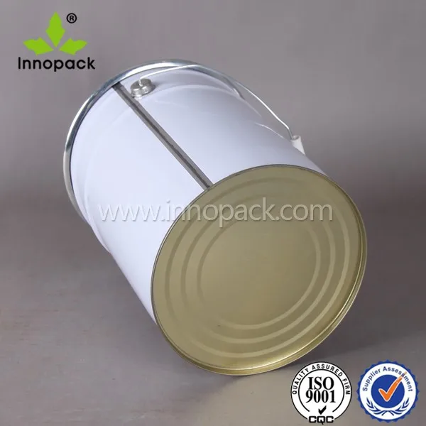 5 Gallon Metal Pail With Lid & Galvanized Lock Ring For Ink 20kg - Buy ...