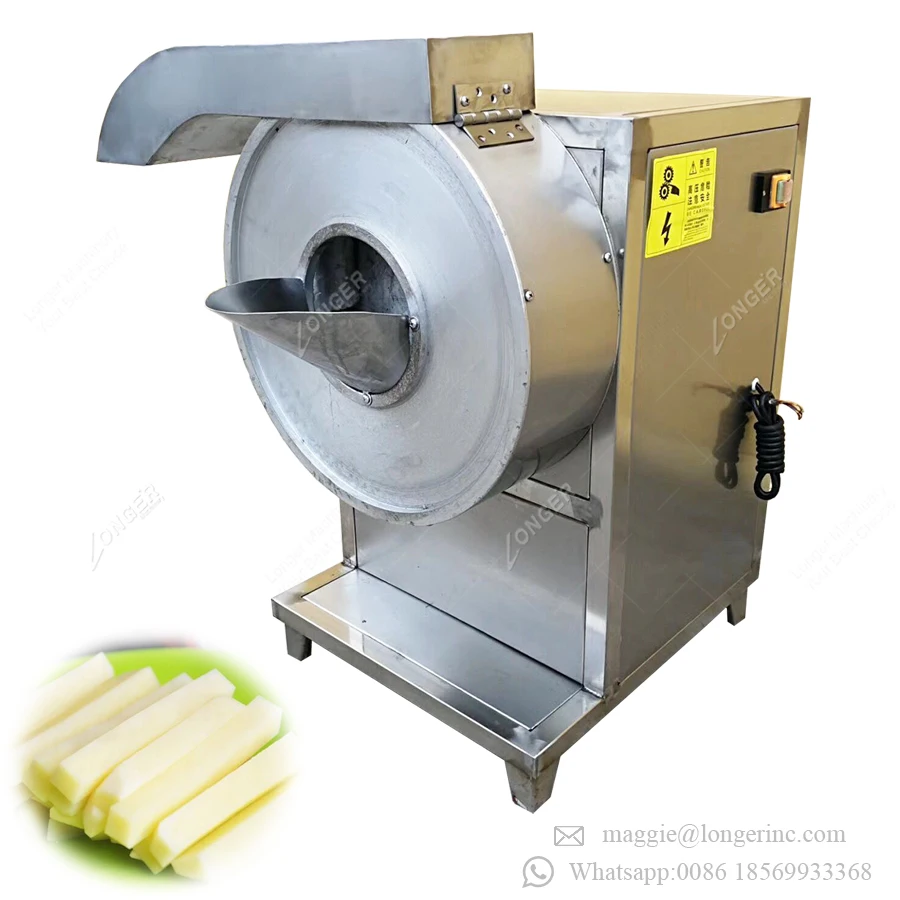 Electric Automatic French Fry Potato Fingers Cutting Chips Cutter ...