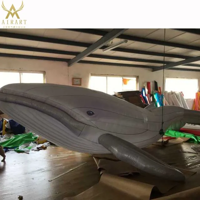 Beauty Inflatable Blue Whale - LED Lighting & Custom Sizes