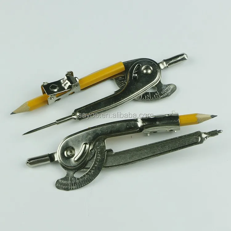 Simple And Cheap Student Metal Drawing Compasses - Buy Metal Drawing ...