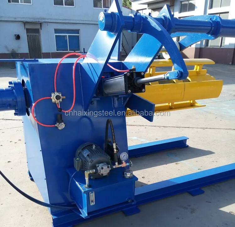 Hydraulic Automatic Steel Sheet Decoiler With Trolley - Buy Hydraulic ...