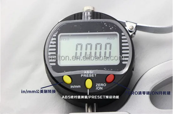 High Quality Digital Micron Thickness Gauge With Roller Insert ...