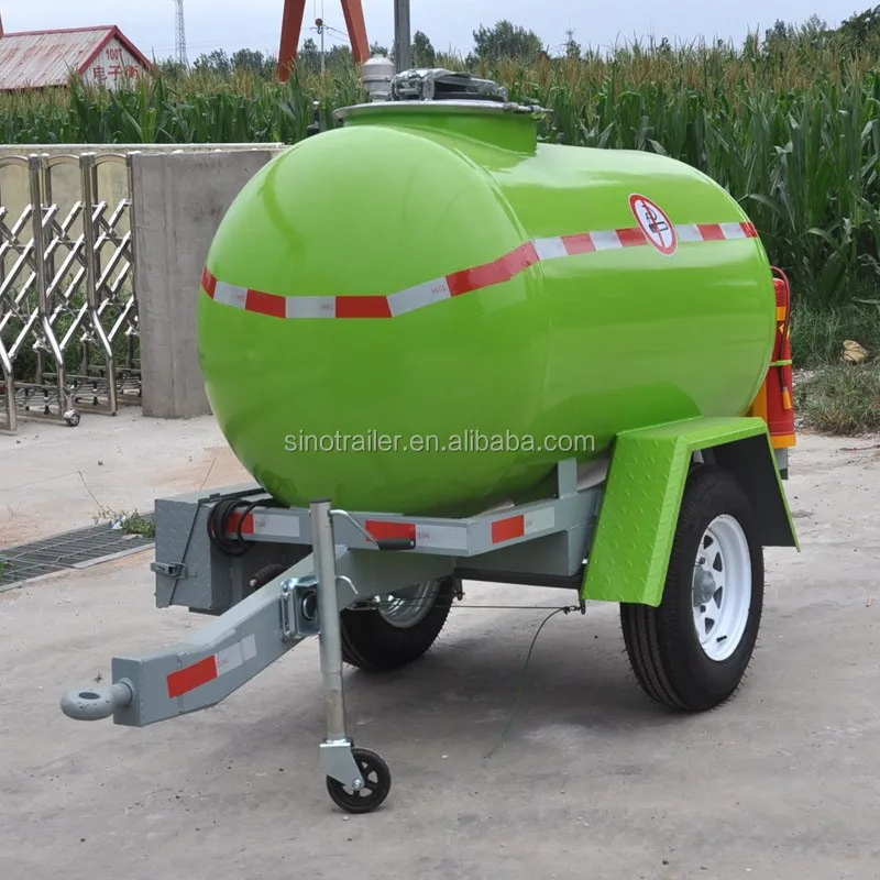 1000L Single Axle Fuel Tanker Diesel Tank Truck Trailer for Sale