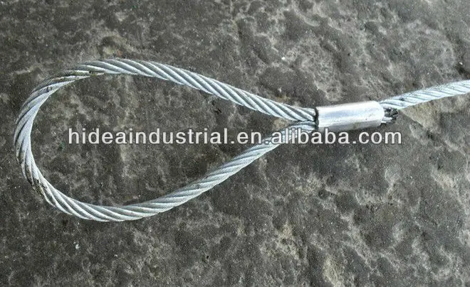 Wire Rope Slings With Socket Or Swaged Joint Soft Loop Slings - Buy ...