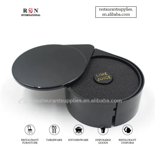 Plastic 3-tier Condiment Caddy Cocktail Margarita Glass Rimmer Sugar ...