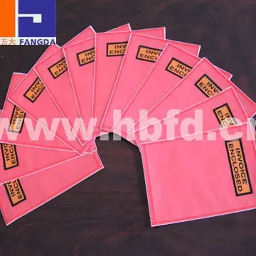 A4 Full Face Printing Red Waybill Pouch For Express And Logistics - Buy ...