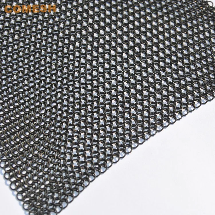 Stainless Steel Chain Mail Curtains / Welded Chainmail Mesh - Buy ...