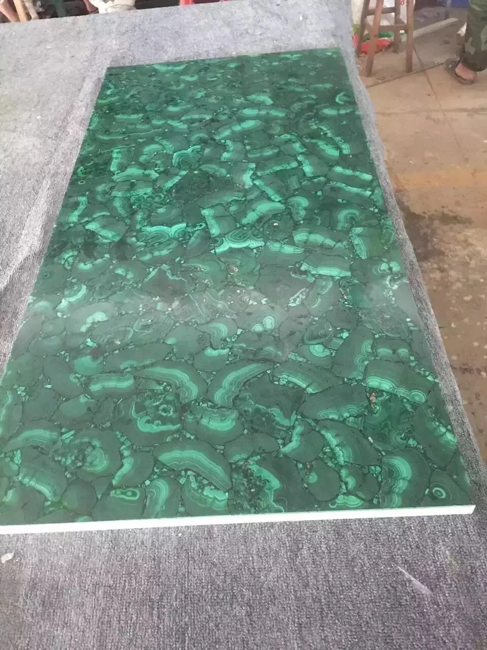Malachite Table Top - Customized Building Management Projects