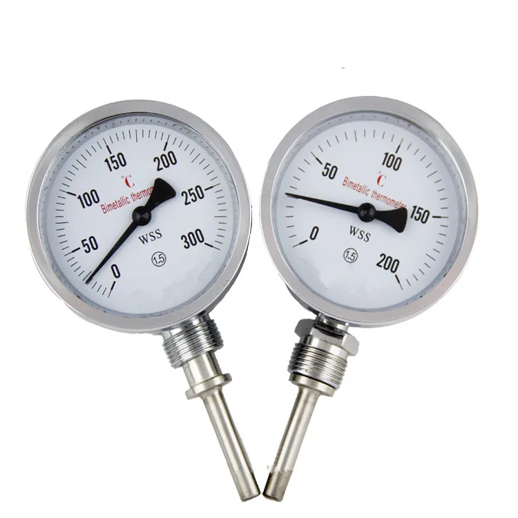 Stainless Steel Industrial Temperature Gauge Bimetal