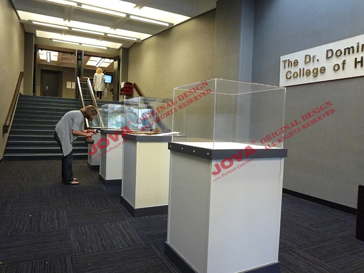 Good Quality Museum Stand With Glass Shelves For Exhibition Furniture ...