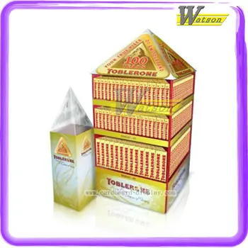 Custom Design Cardboard Display For Toblerone - Buy Custome Cardboard ...