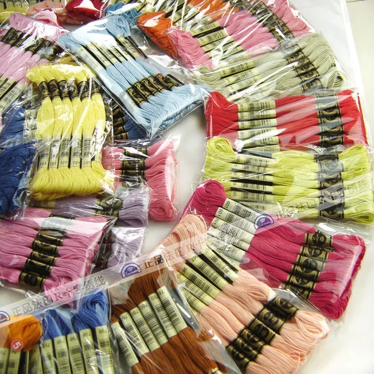 Crochet Mercerized Embroidery Cotton Thread 12strands/bag - Buy Crochet ...