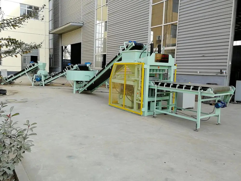 Automated Clay Brick Molding Machine Hby 4-10 Super Myib Compressed ...