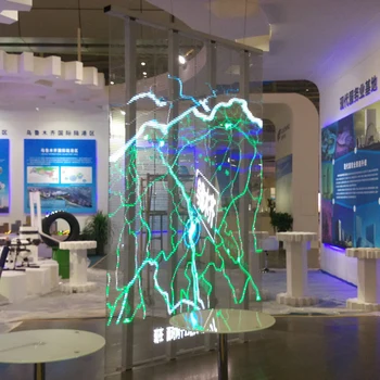 Dip Transparent Led Matrix Wall Mount P3.91 Transparent Led Display ...