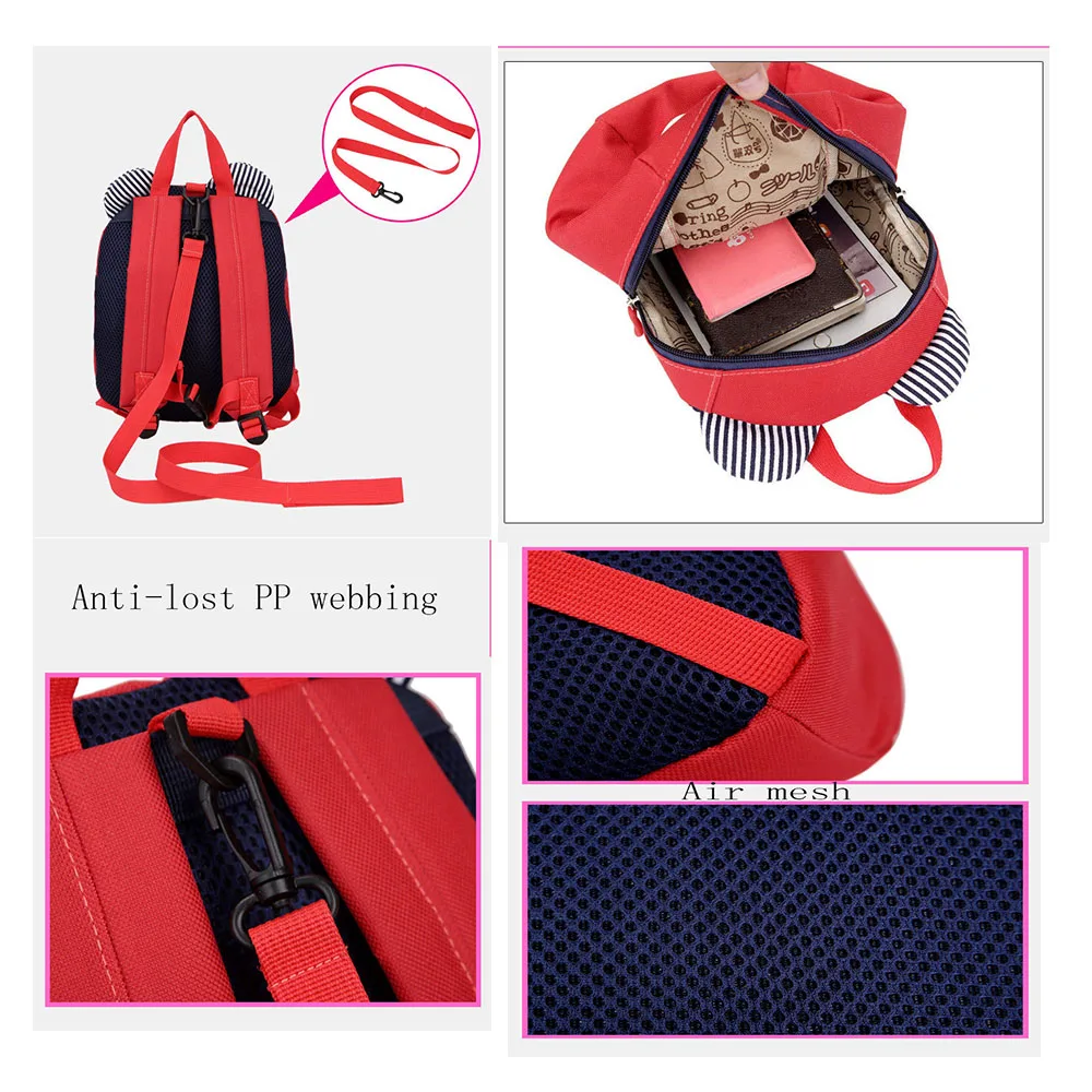 Haslor Wholesale Cute 3d Kids Animal Cartoon Backpack For Baby ...