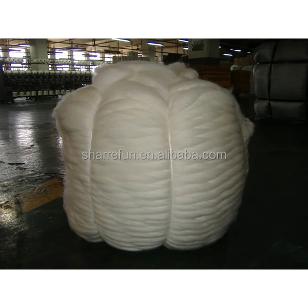 Factory Wholesale Sheep Wool Tops Roving White 19.5mic/44mm - Buy Raw ...