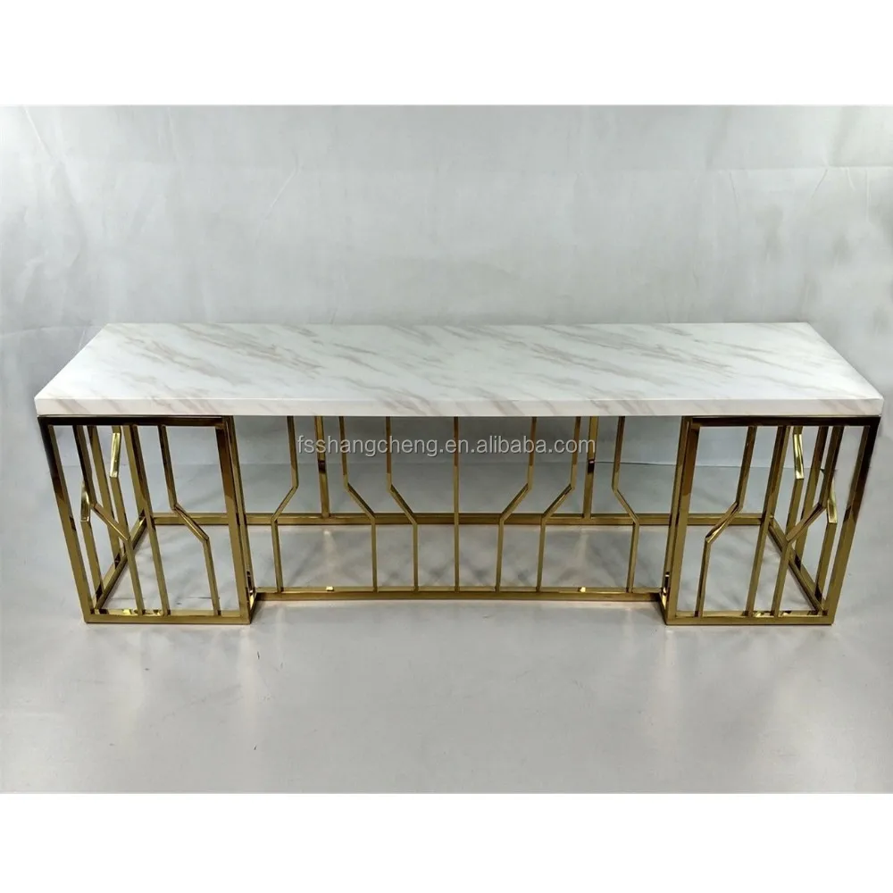 6 Seater Dining Table Top White/black Marble With Chair Stainless Steel ...