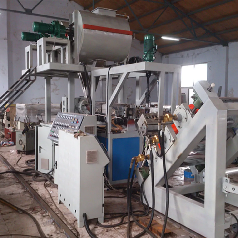 Plastik Pet Extruder Pla Biodegradable Mesin Ekstrusi Lembaran - Buy ...