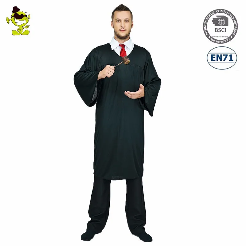 Hot Sale Dress Up Carnival Party Cosplay Judge Costume Serious Judge ...