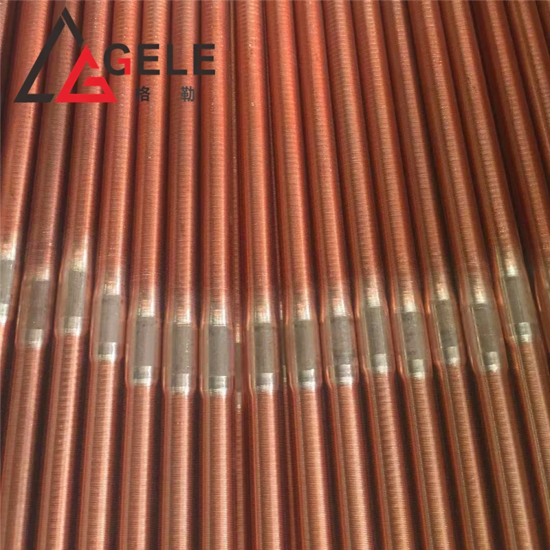 Heat Exchanger Extruded Copper Low Fin Tube - Buy Copper Fin Tube ...