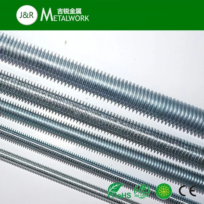 M2 M2.5 Grade 4.8 Low Carbon Steel Threaded Rod Din975 - Buy Steel ...