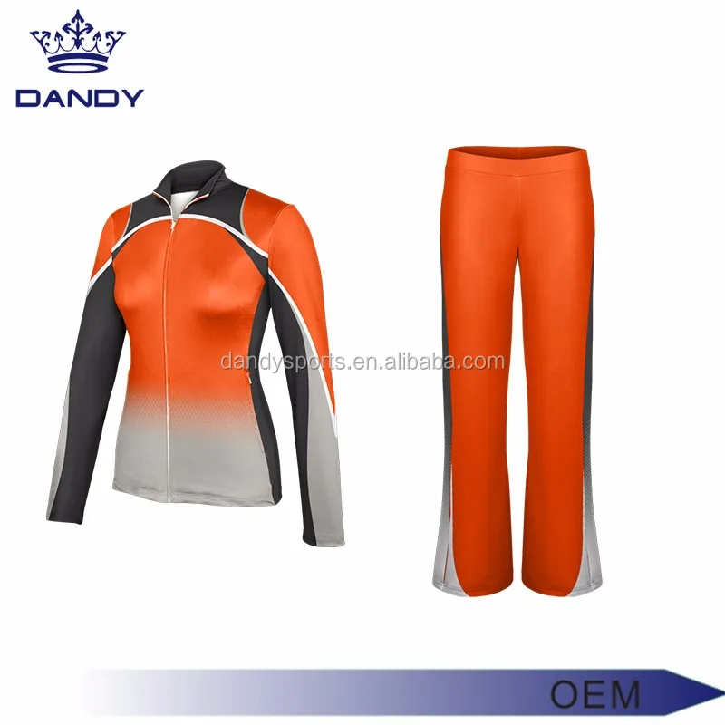 Professional Warm Up Suit Sublimation Custom Cheerleading Uniforms ...