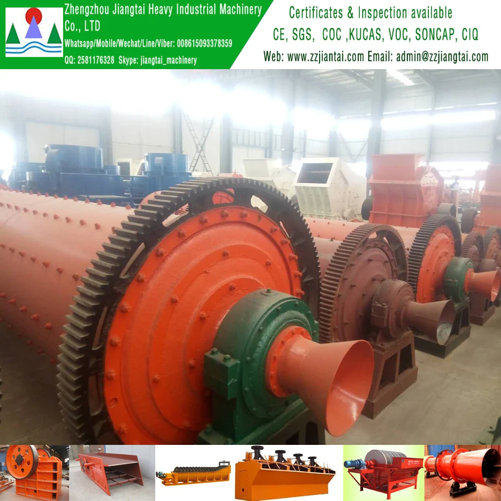 100-300 T/d Wet Ball Grinder Mill Machine For Coal Grinding Processing ...