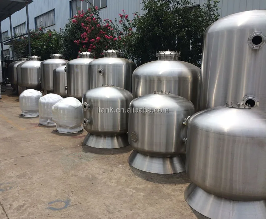 Stainless Steel Activated Carbon Pool Filter Housing For Swimming Pool ...