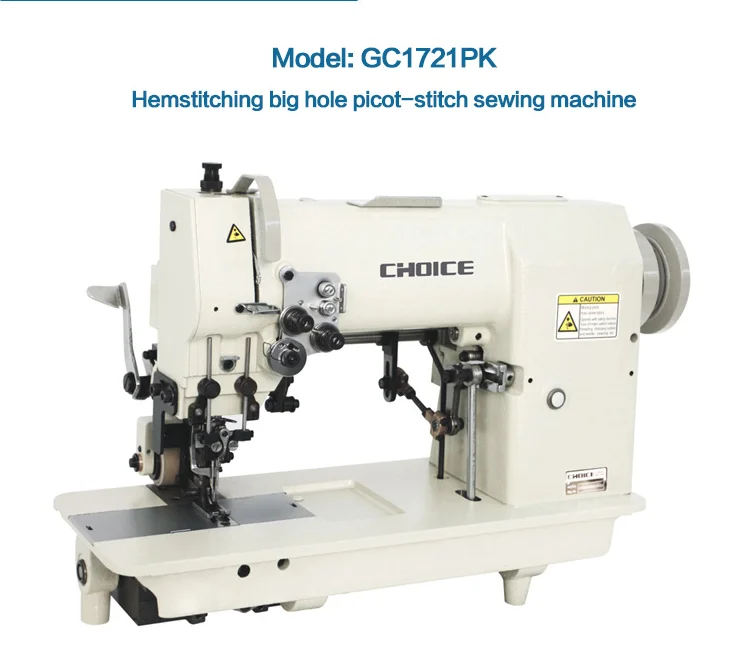 Golden Choice Gc1721pk Hemstitching Big Hole Picot-stitch Industrial ...