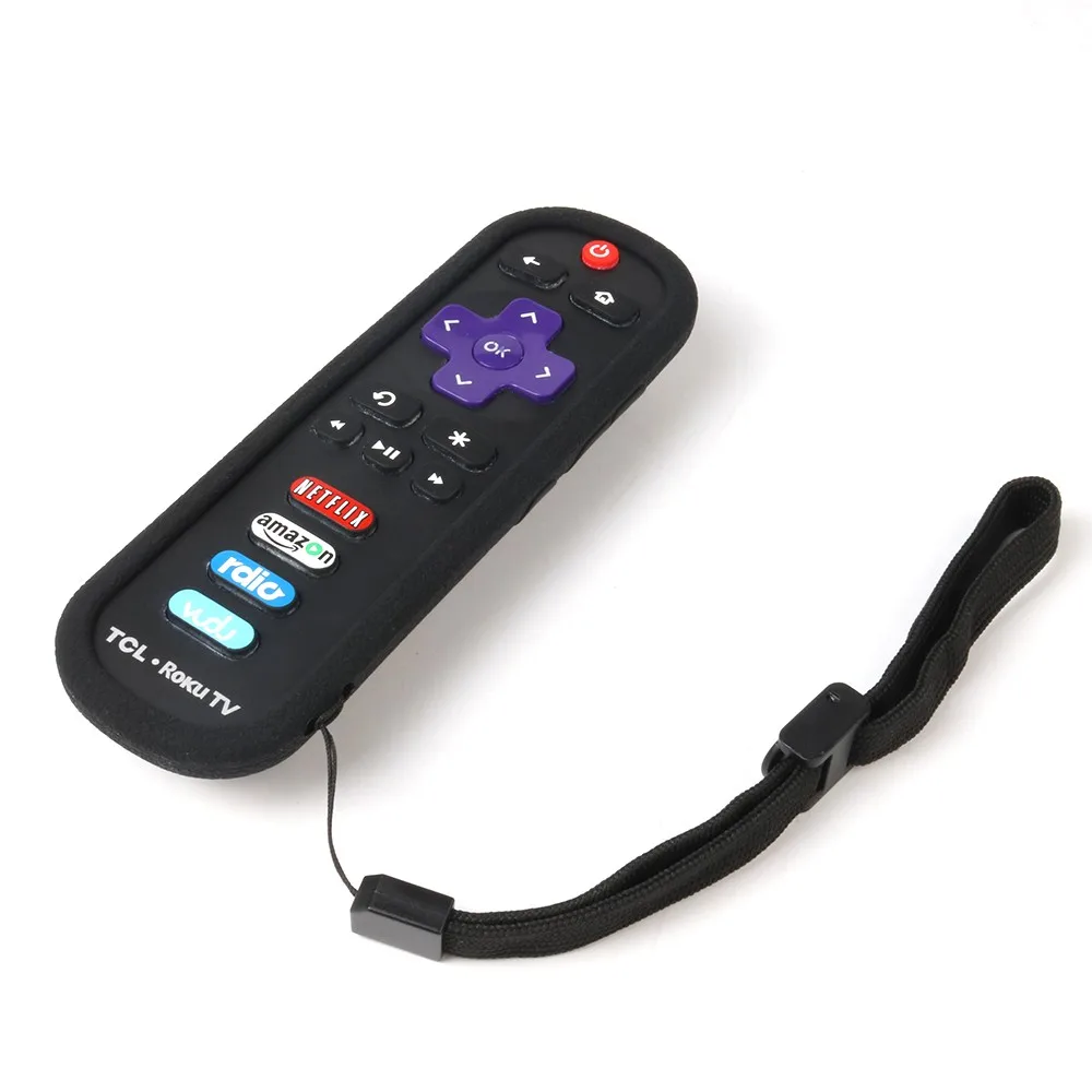 Rohs Cpsia Certification Rubber Tv Remote Control Case For Tcl Roku Tv ...