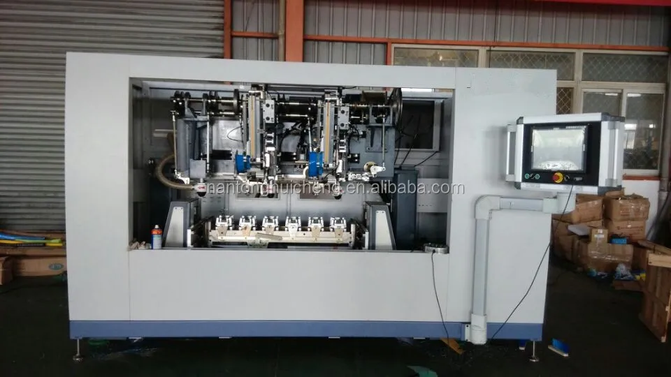 5 Axis 5 Heads Cnc Automatic Wooden Broom Plastic Broom Making Machine ...
