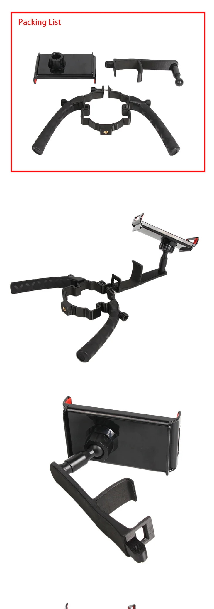 3d Printed Handheld Gimbal Kit Stabilizers With Smartphone Tablet ...