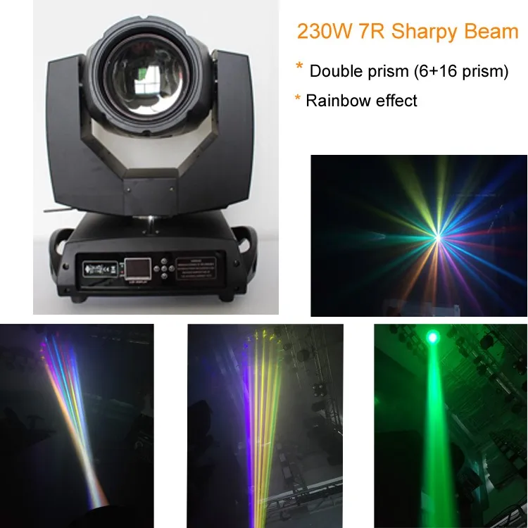 Flystar 230W Moving Head Light - Perfect for Weddings & Events