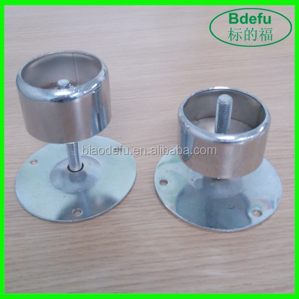 Chrome Finish Iron Adjustable Round Pipe Base/pipe Fittings - Buy ...