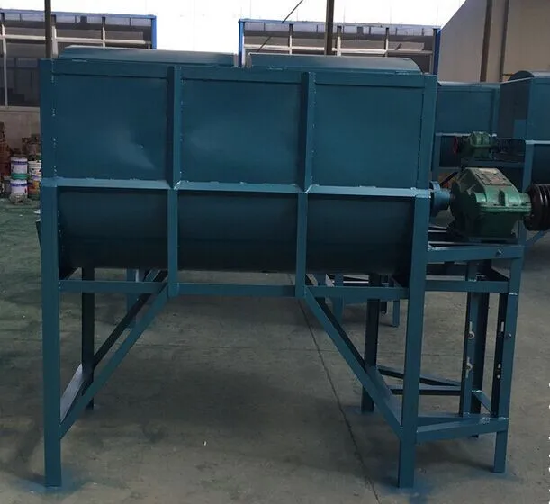 Wood Sawdust Glue Mixer 1000kg Horizontal Plastic Mixer Blend Mixer ...