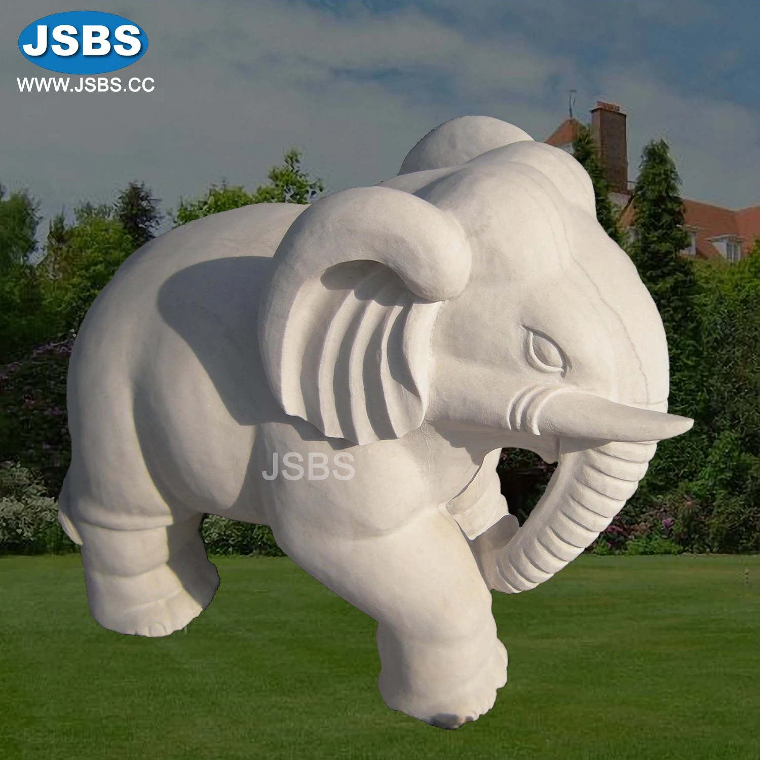 Decorative White Little Elephant Stone Statue - Buy Elephant Stone ...