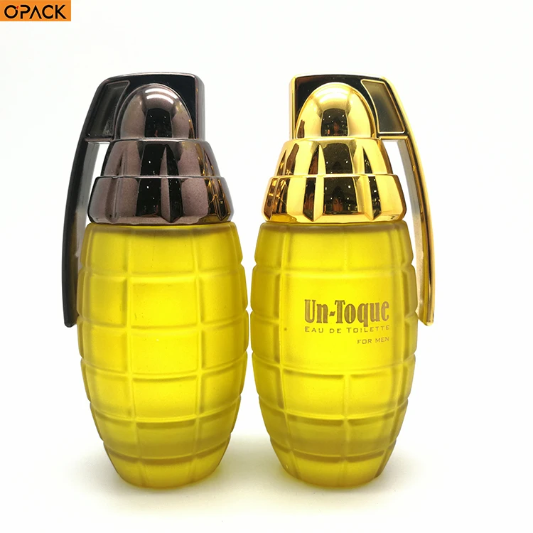 Empty Hand Bomb Shaped Perfume Bottles Glass 90ml Made In China ...