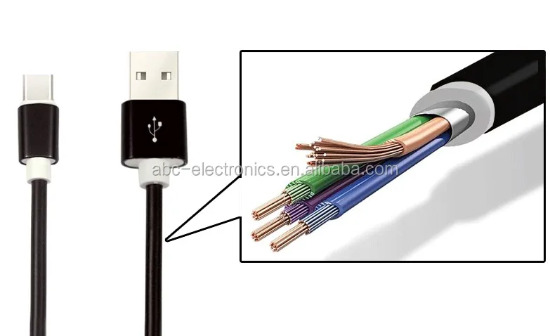 Quick Charging Usb Type C Cable 1m 4 Colors Micro Usb Charger Cable For ...