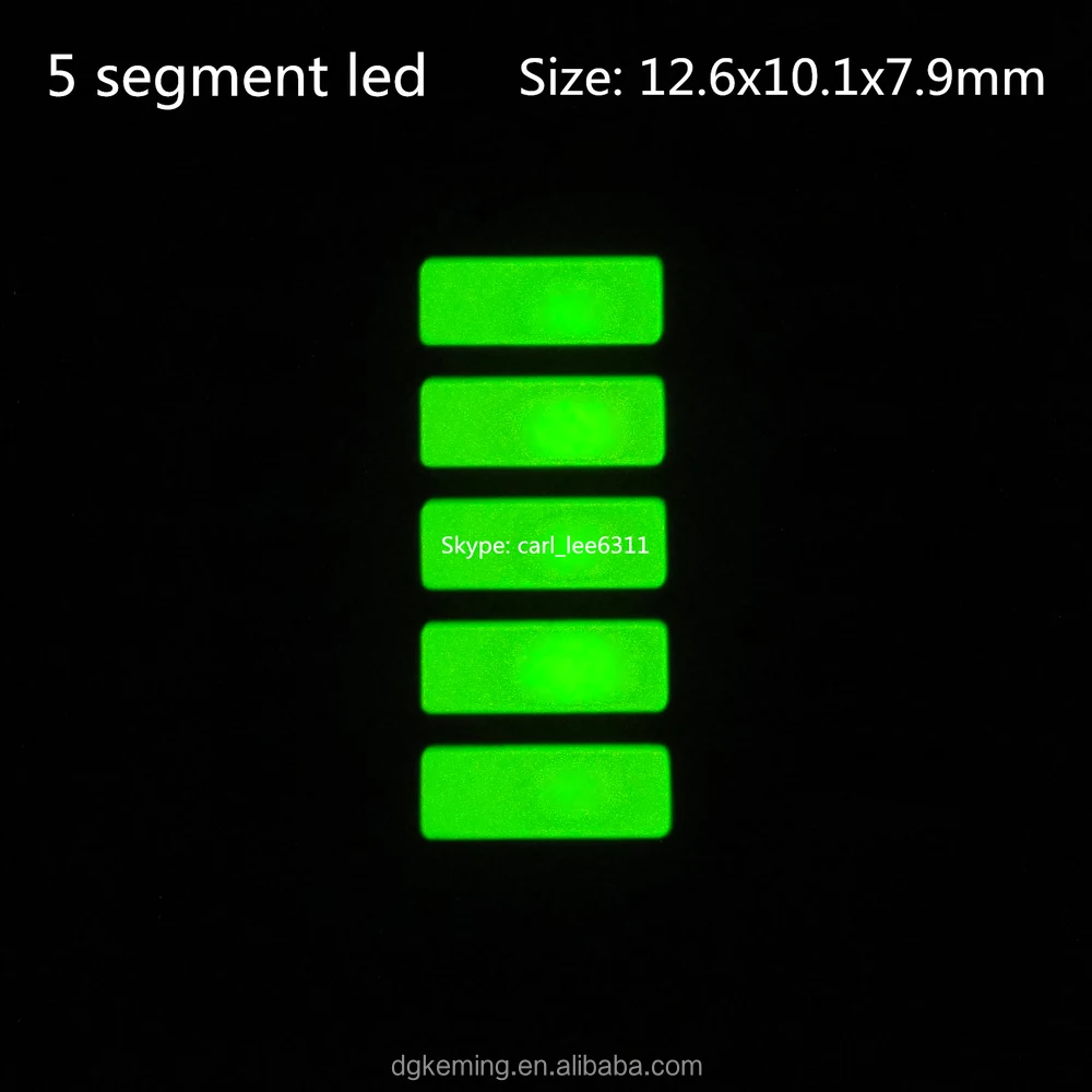 Barre De Led Ultra 5 Vert,Intérieur Paragraphe 5 Segments. Led. Signage ...