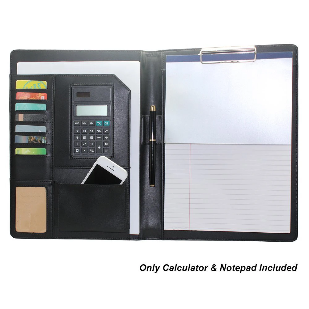 High-grade Business Portfolio Padfolio Organizer Pu Leather Documents ...