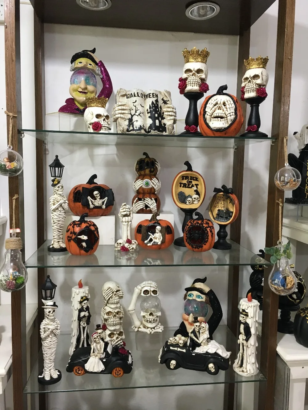 Resin Pumpkin With Light For Halloween Decor - Buy Resin Pumpkin With ...