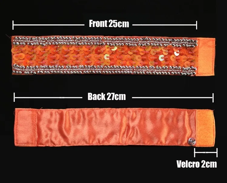 Belly Dance Armband - Adjustable Sequins & Stretch Strap