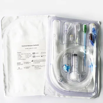 Disposable Medical 3 Lumen Cvc/ Central Venous Catheters Kit - Buy 3 ...