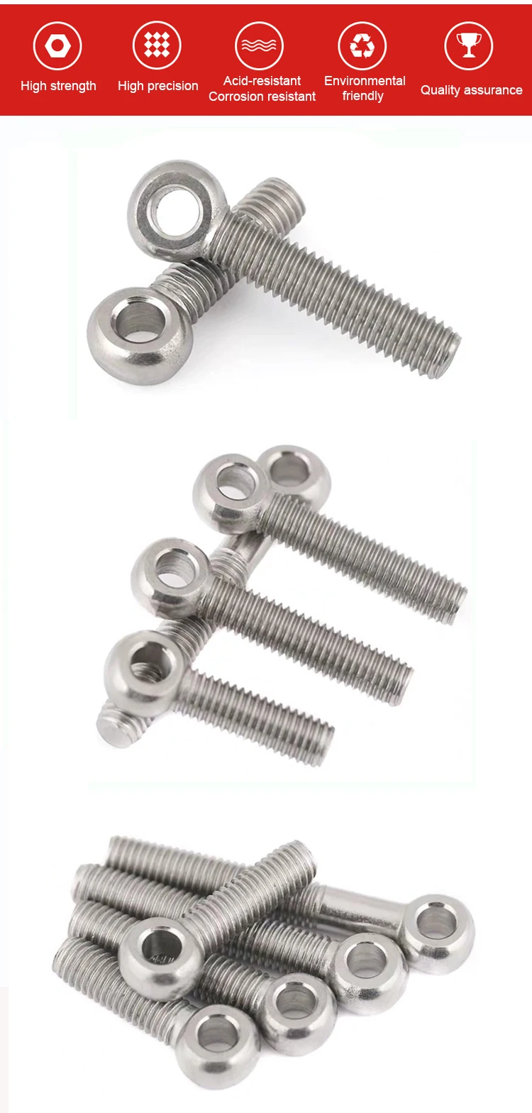 M5 Eye Bolt Factory Price Stainless Steel M2 M3 M4 Oem Odm Standard 12 ...
