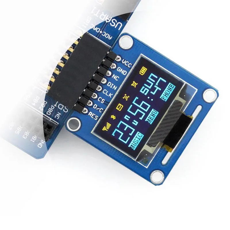 0.96 Inch OLED Display Module 128X64 SPI/I2C Interfaces SSD1306 LCD ...