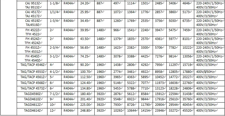 R404a Tecumseh Refrigerator Compressor Fh4540z,Tecumseh Compressor ...