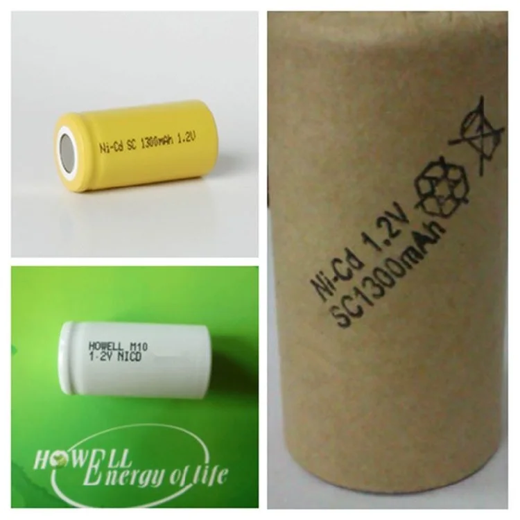 Ni Cd Sc 1200mah Rechargeable Battery 1.2v - Buy Ni Cd Sc 1200mah ...