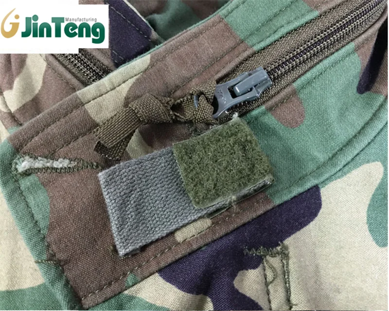 Tactical M65 Field Jacket Woodland Camouflage Uniform For Green Long ...