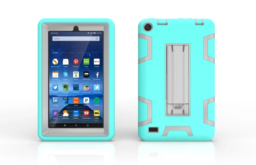 New Cover For Kindle Fire Rubber Bumper Cases For Amazon Kindle File 7 ...